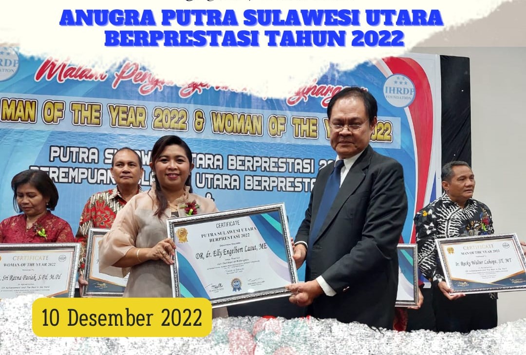 Talaud Raih Award ” Putra Sulut Berprestasi” dan Perempuan Sulut ...