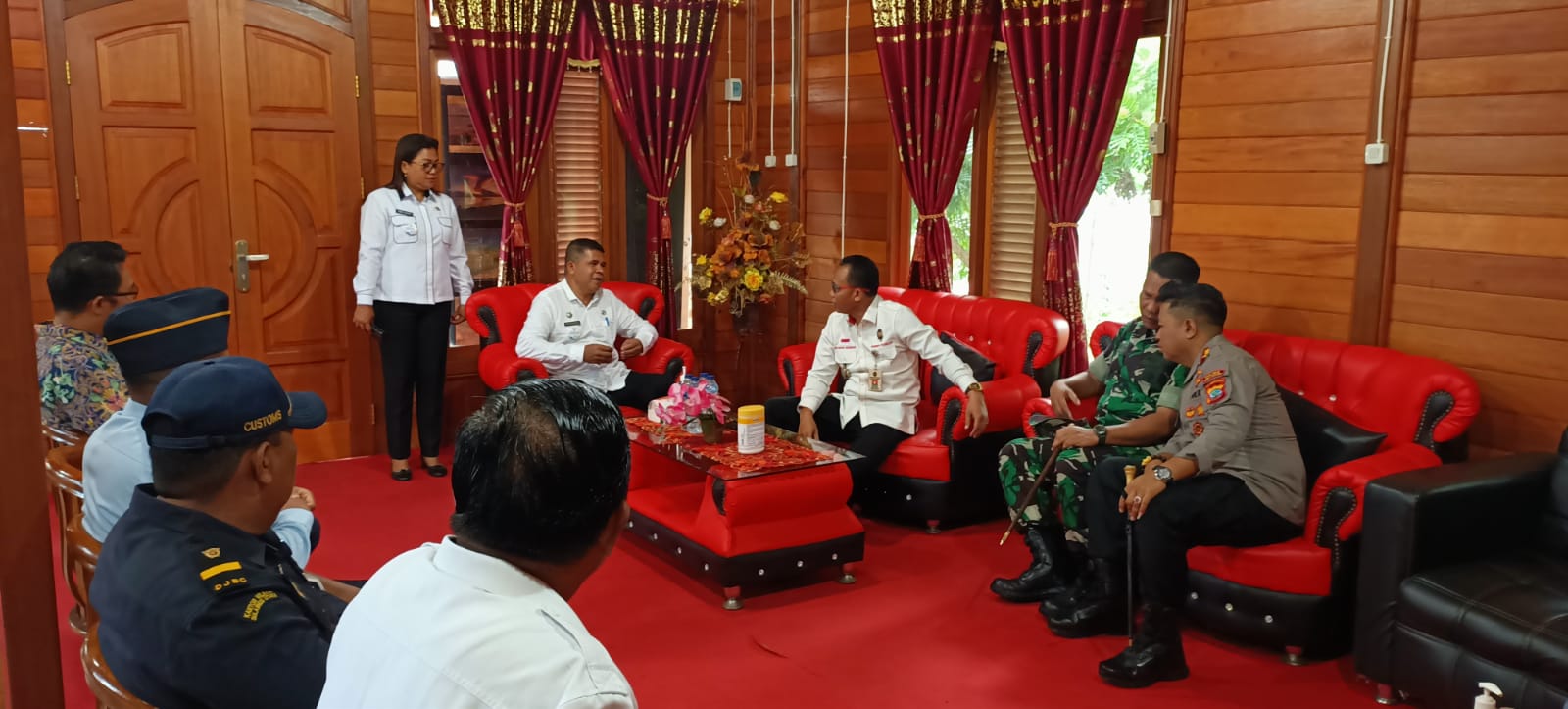 KUNKER ASISTEN DEPUTI KEMENKO POLHUKAM RI DI KABUPATEN KEPULAUAN TALAUD ...