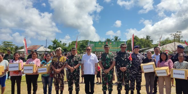 BUPATI TALAUD IKUTI PENUTUPAN KEGIATAN TMMD KE-119 DI KECAMATAN ESSANG ...
