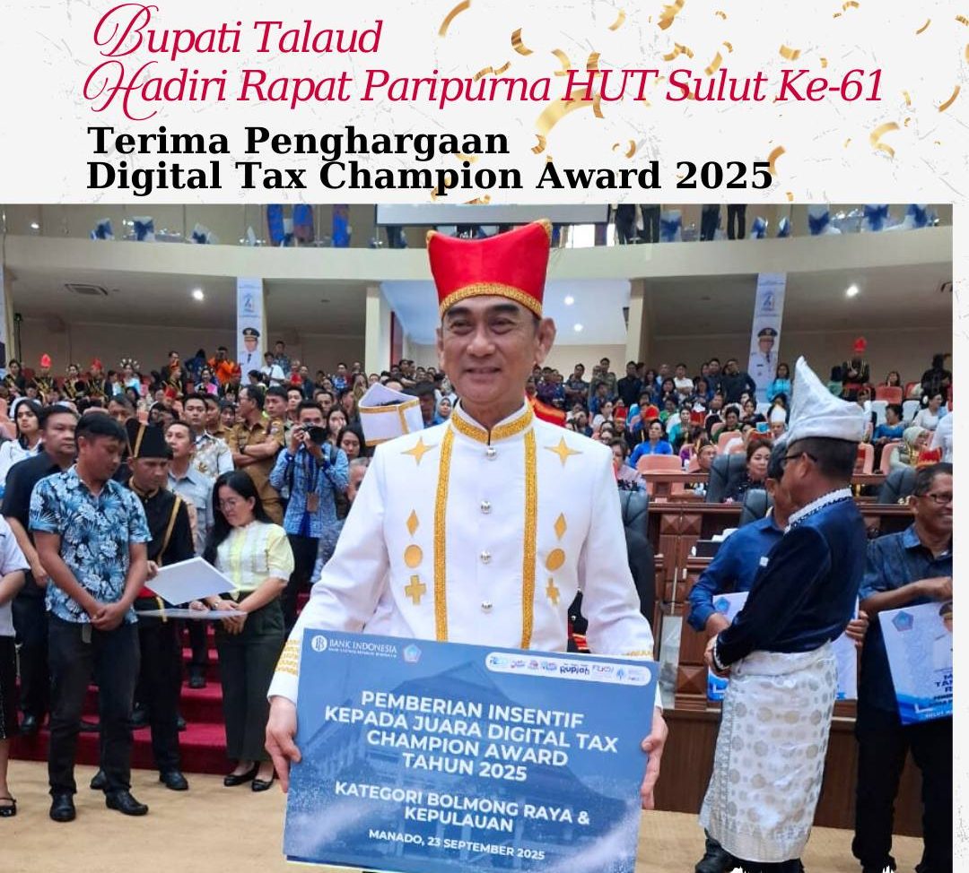 Bupati Talaud Hadiri Rapat Paripurna HUT Sulut ke-61, Terima ...